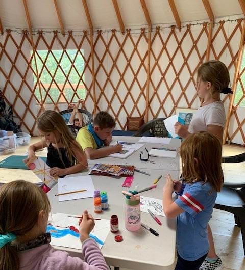 Colorado Yurt Customer Stories: School in a Colorado Yurt - Secret Creek